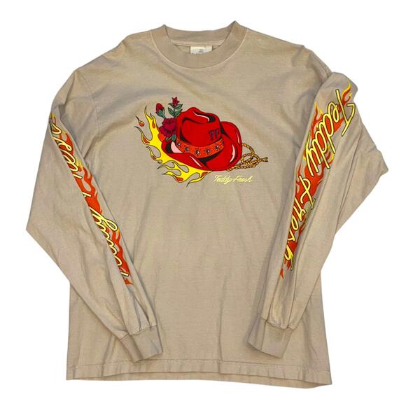 Teddy Fresh | Shirts | Teddy Fresh Long Sleeve Cowboy Hat Graphic ...